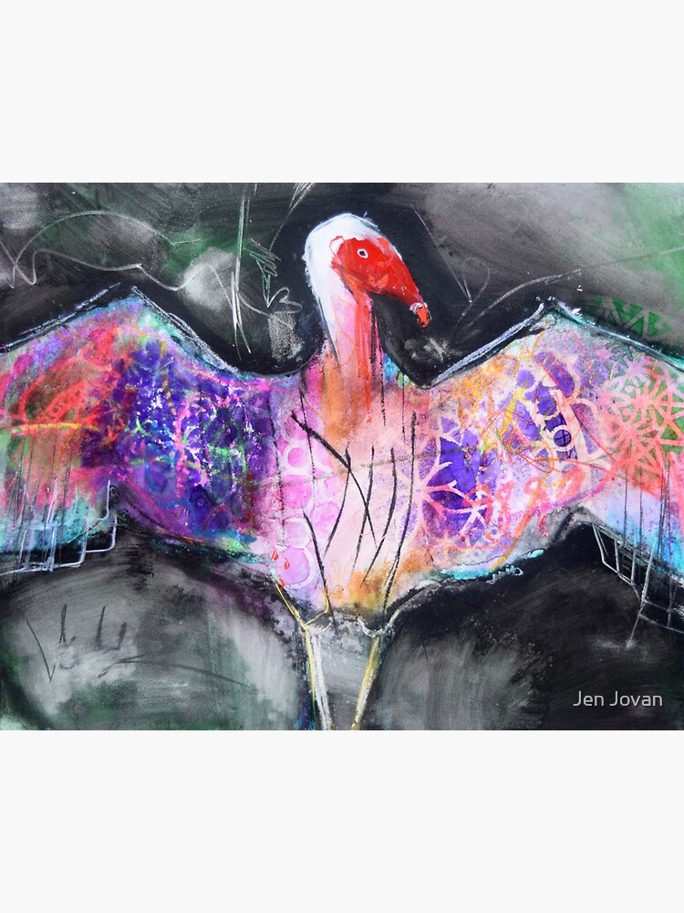 "Wind Rider" Sticker by jenwalls | Redbubble