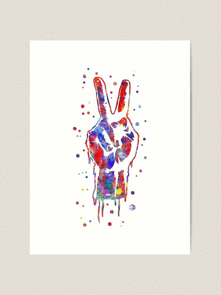 Sign Language Drawings Of Peace