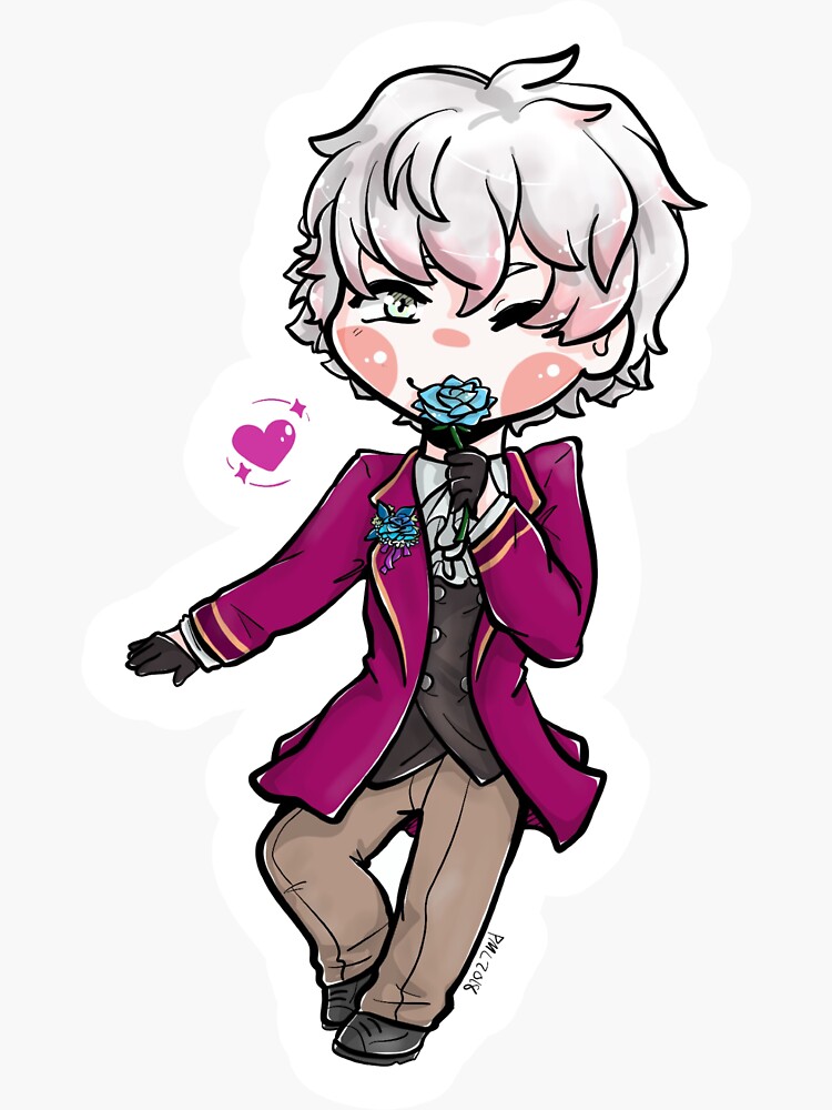 "Mystic Messenger Ray!" Sticker by EvilCrayons | Redbubble