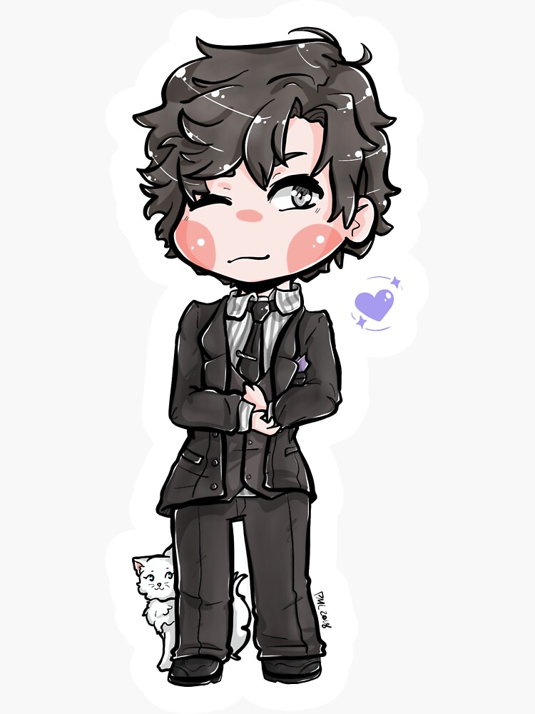 "Mystic Messenger Chibi Jumin Han!" Sticker by EvilCrayons | Redbubble