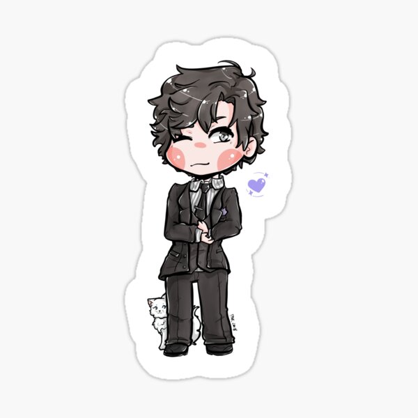 "Mystic Messenger Chibi Jumin Han!" Sticker by EvilCrayons | Redbubble