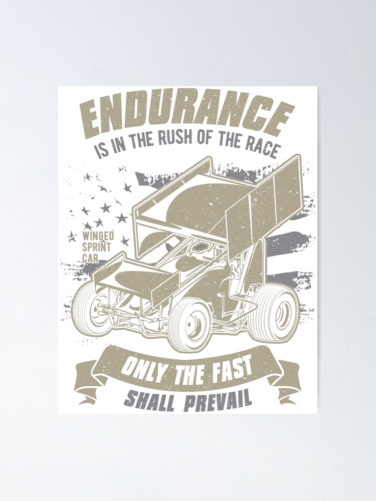 "Sprint Car Racing Endurance" Poster by offroadstyles | Redbubble
