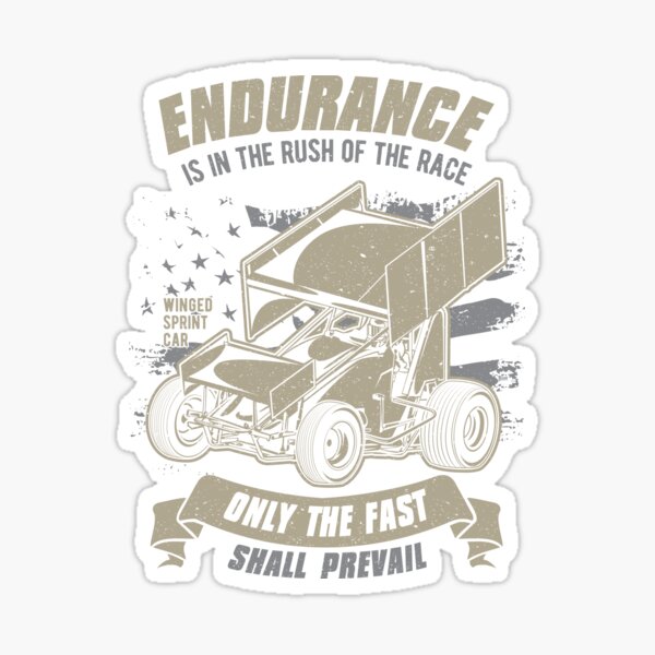 "Sprint Car Racing Endurance" Sticker by offroadstyles | Redbubble