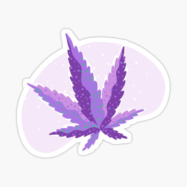"Purple Haze" Sticker by sundrystudio | Redbubble