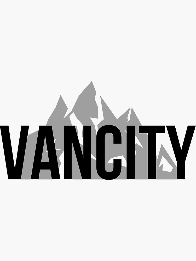 "Vancouver BC Canada- Vancity Art" Sticker for Sale by sjafferjee ...