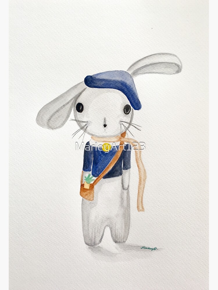 "Archie Bunny" Poster by MarleyArt123 | Redbubble
