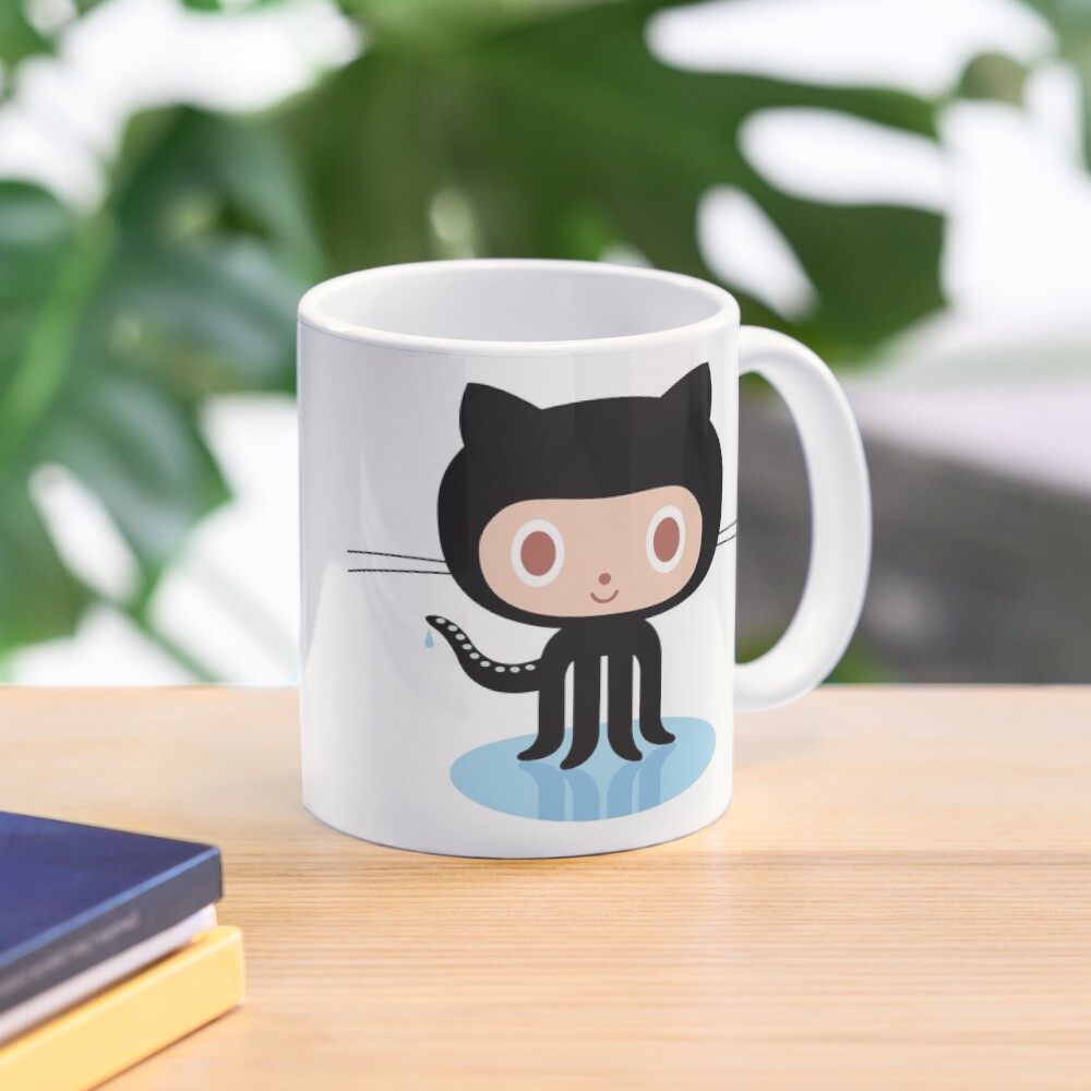 Github octocat" Coffee Mug for Sale by cadcamcaefea | Redbubble