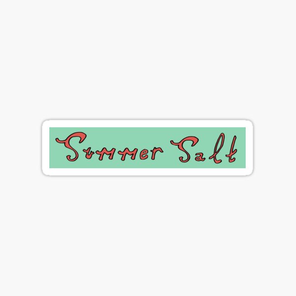 "summer salt sticker" Sticker for Sale by eeelzzza | Redbubble