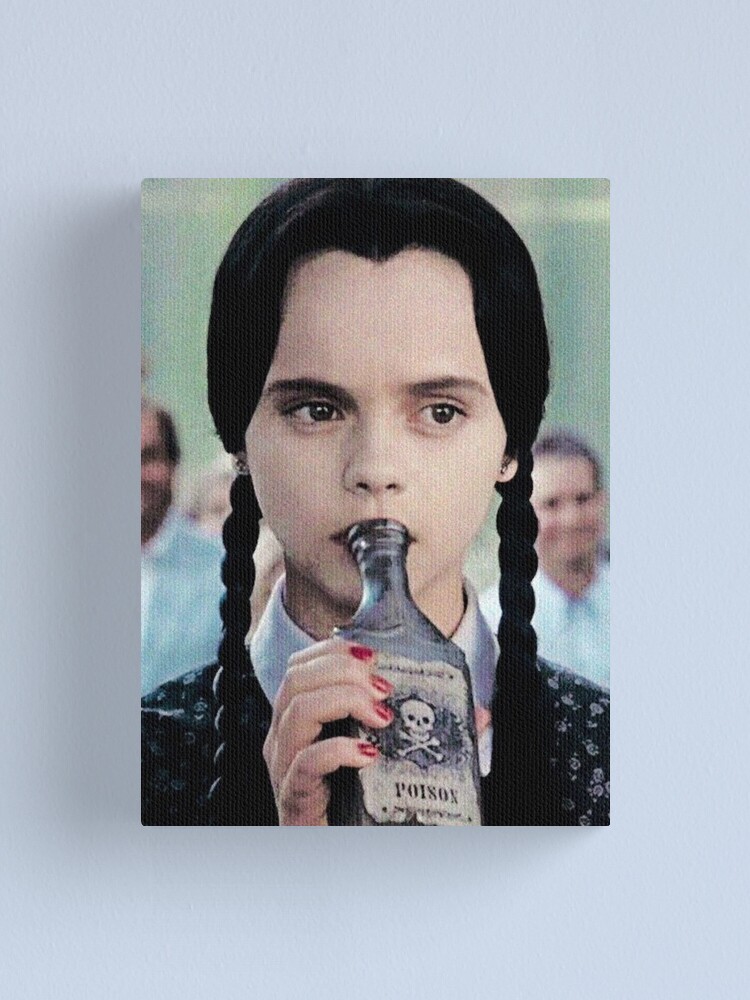 "Wednesday Addams "Poison" " Canvas Print for Sale by smartass | Redbubble