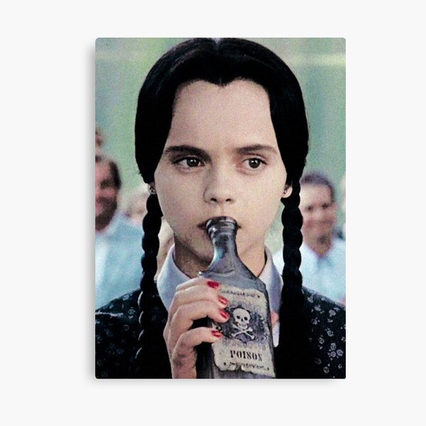"Wednesday Addams "Poison" " Canvas Print for Sale by smartass | Redbubble