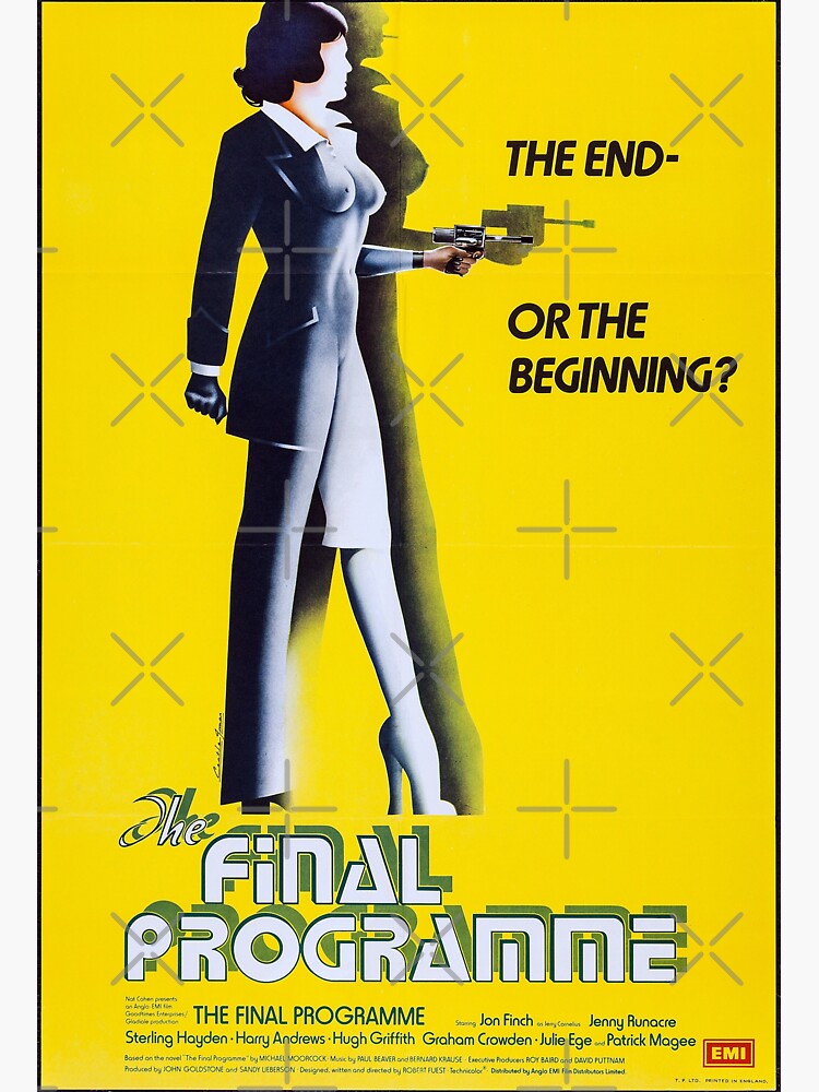 "FINAL PROGRAMME 1973 SCIENCE FICTION MOVIE!" Sticker for Sale by ...
