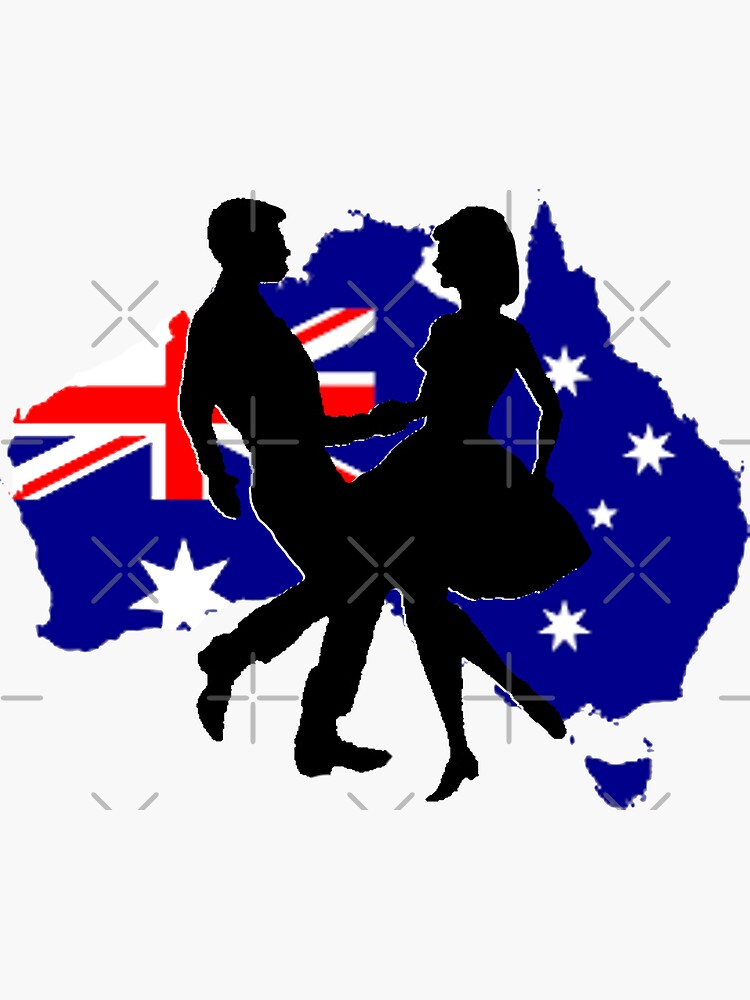 "Australia Flag Map" Sticker for Sale by DWHT71 | Redbubble
