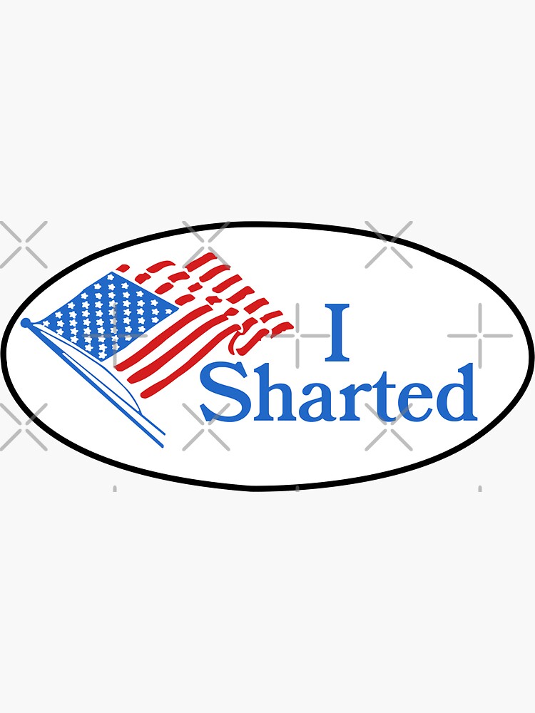 "I sharted sticker" Sticker for Sale by henbasile | Redbubble