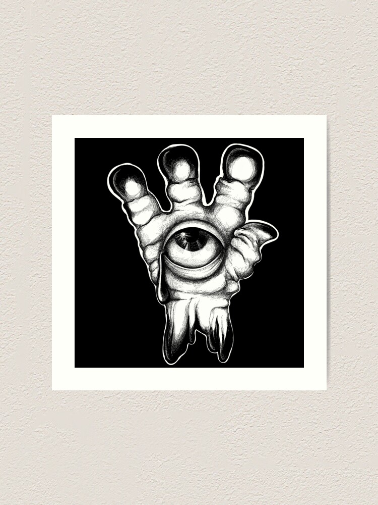 "Alien Hand " Art Print for Sale by fakeface | Redbubble