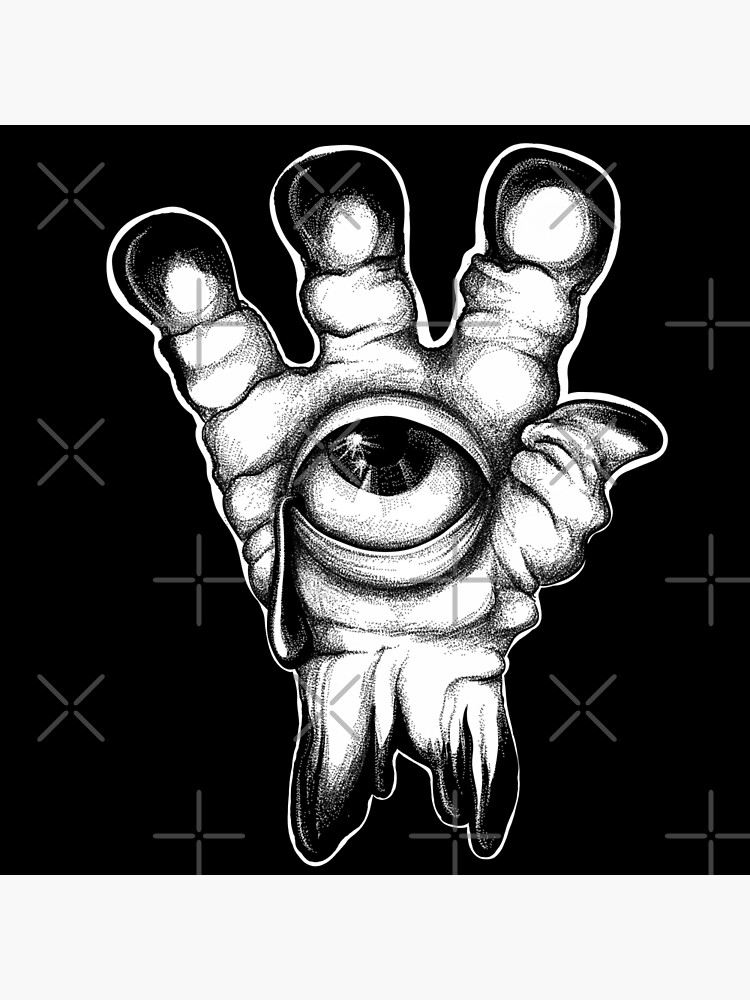 "Alien Hand " Art Print for Sale by fakeface | Redbubble