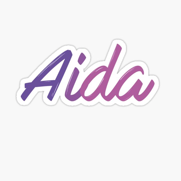 Aida Stickers | Redbubble