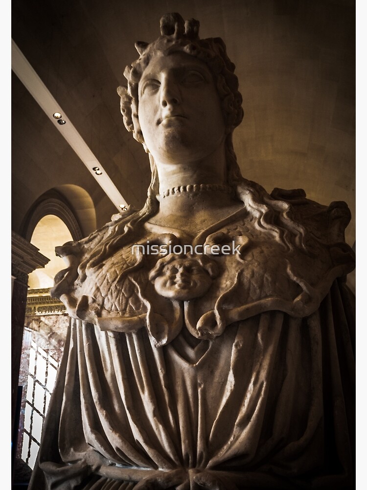 "Louvre Paris - Parthenon Athena Sculpture" Poster for Sale by ...