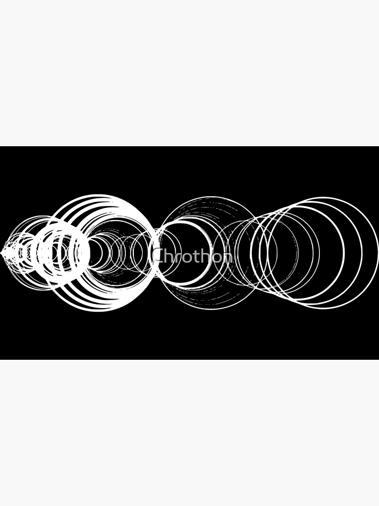 "Recamán Sequence Horizontal White" Poster for Sale by Chrothon | Redbubble