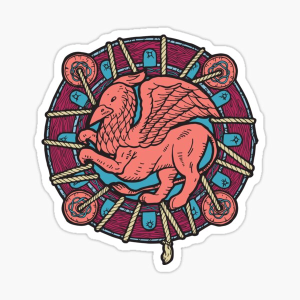 "Gryphon" Sticker for Sale by dmitrysytnikov | Redbubble