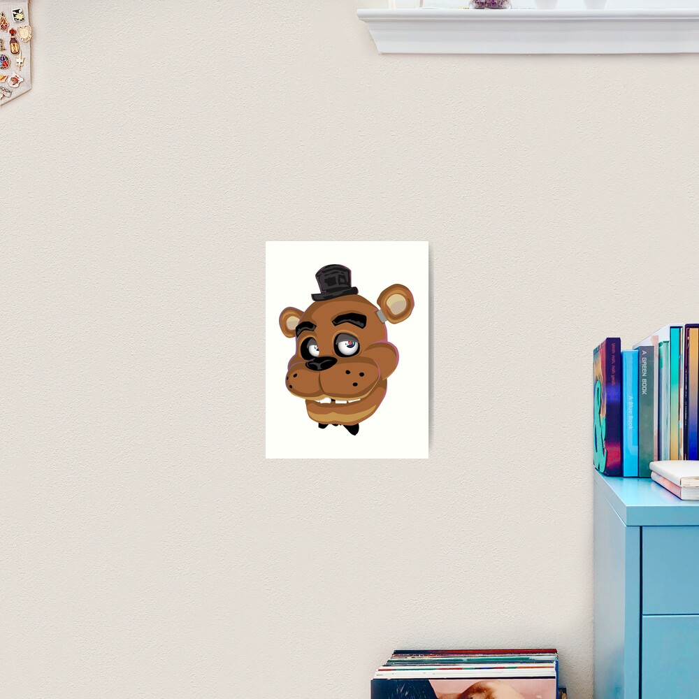 "Freaky Freddy Fazbear" Art Print by RMan03 | Redbubble