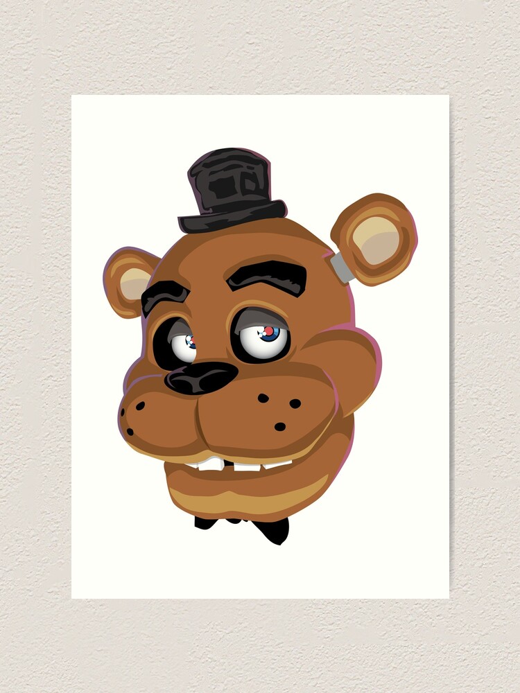 "Freaky Freddy Fazbear" Art Print by RMan03 | Redbubble