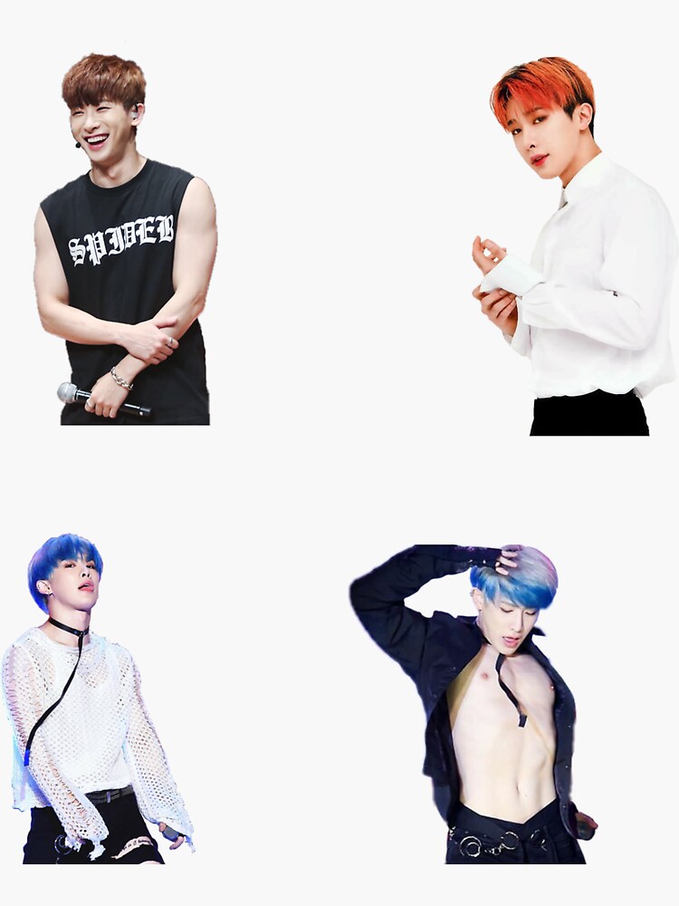 "Wonho Monsta x stickers" Sticker for Sale by juletuerk | Redbubble