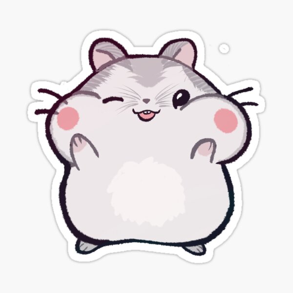 "hammy boi" Sticker by anastasiafarris | Redbubble