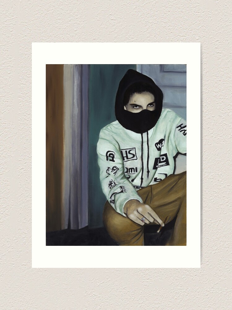 "TeamSesh Bones Portrait Painting" Art Print for Sale by RachelGoldArts ...