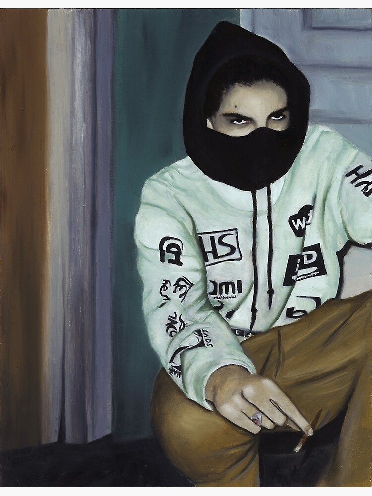 "TeamSesh Bones Portrait Painting" Art Print for Sale by RachelGoldArts ...