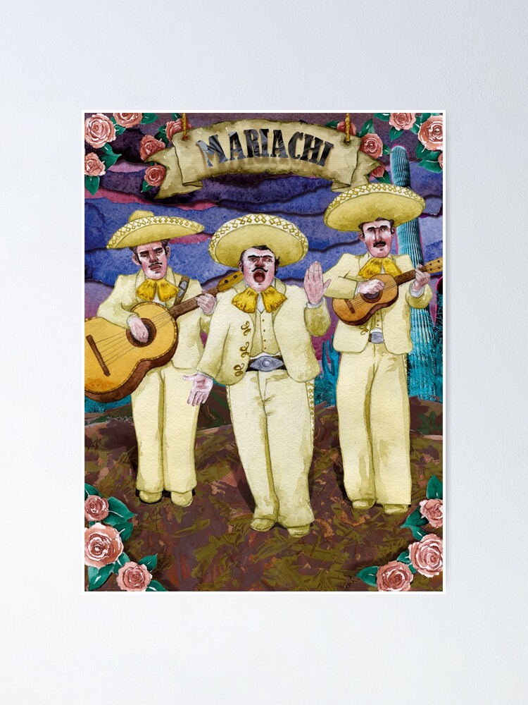 "Mariachi" Poster for Sale by dmitrysytnikov | Redbubble