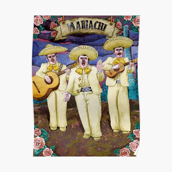 "Mariachi" Poster for Sale by dmitrysytnikov | Redbubble