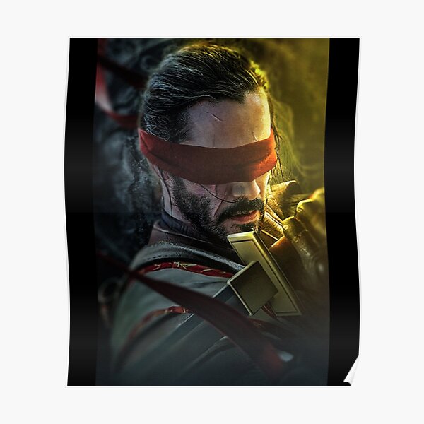 "Keanu Reeves as Kenshi From Mortal Kombat XI" Poster by mikey2468 ...