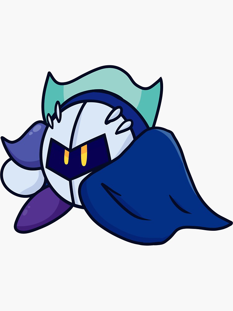 "Meta Knight" Sticker for Sale by EarthlyFlyer | Redbubble