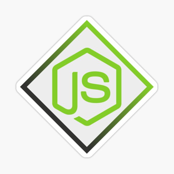 "Node.js Triangle" Sticker for Sale by kiknag | Redbubble