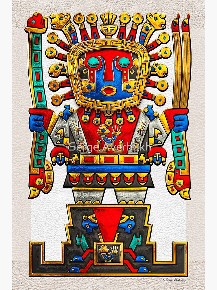 Impression sur toile « Dieux Incas - Le grand créateur Viracocha sur le ...