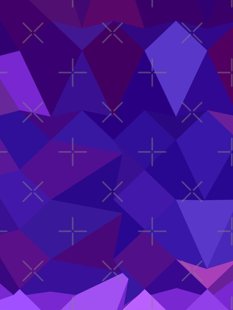 "Eminence Purple Abstract Low Polygon Background" iPhone Case for Sale ...