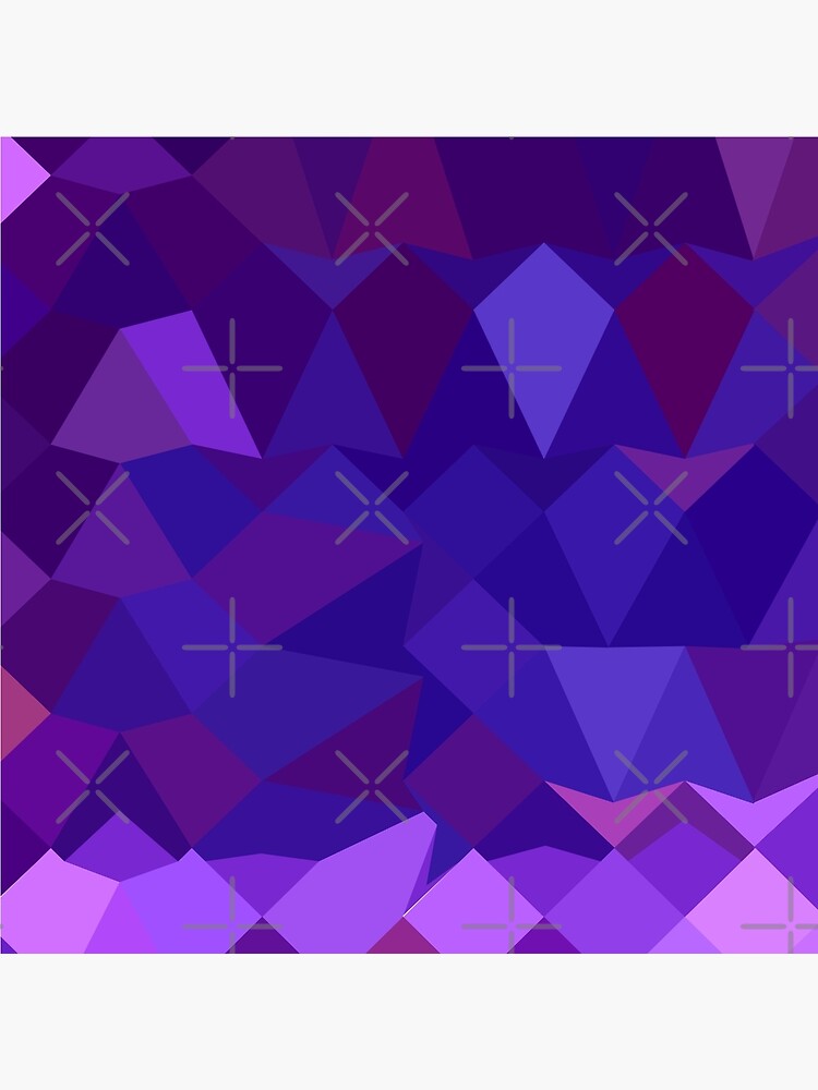 "Eminence Purple Abstract Low Polygon Background" Poster for Sale by ...
