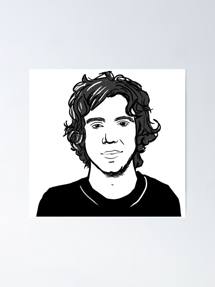 Póster «Dibujos animados de Gary Lightbody» de DesignsbyJoyce | Redbubble