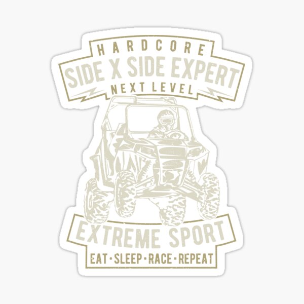 "Side By Side UTV Expert SXS" Sticker by offroadstyles | Redbubble
