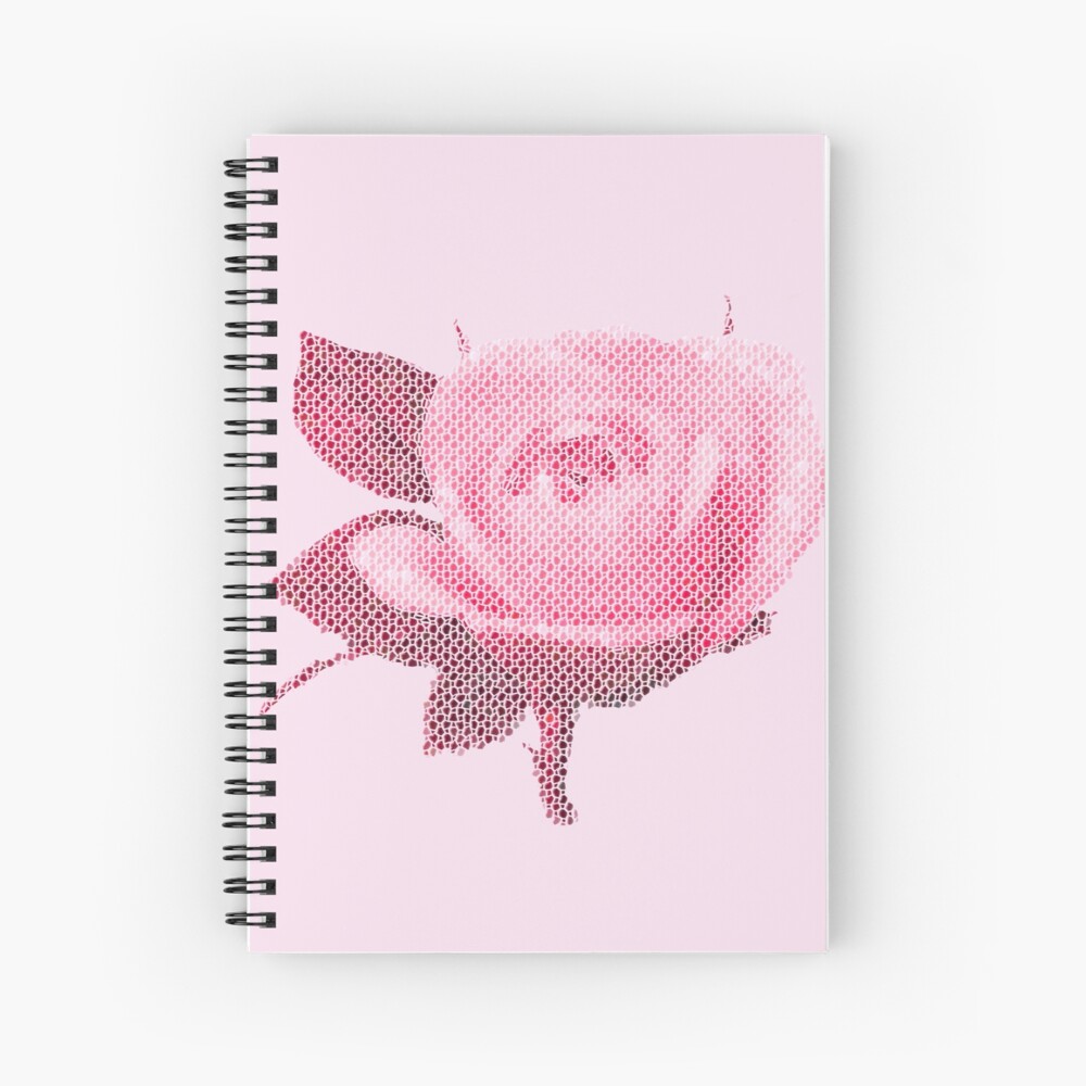 "Rose pink" Spiral Notebook by rhnaturestyles | Redbubble