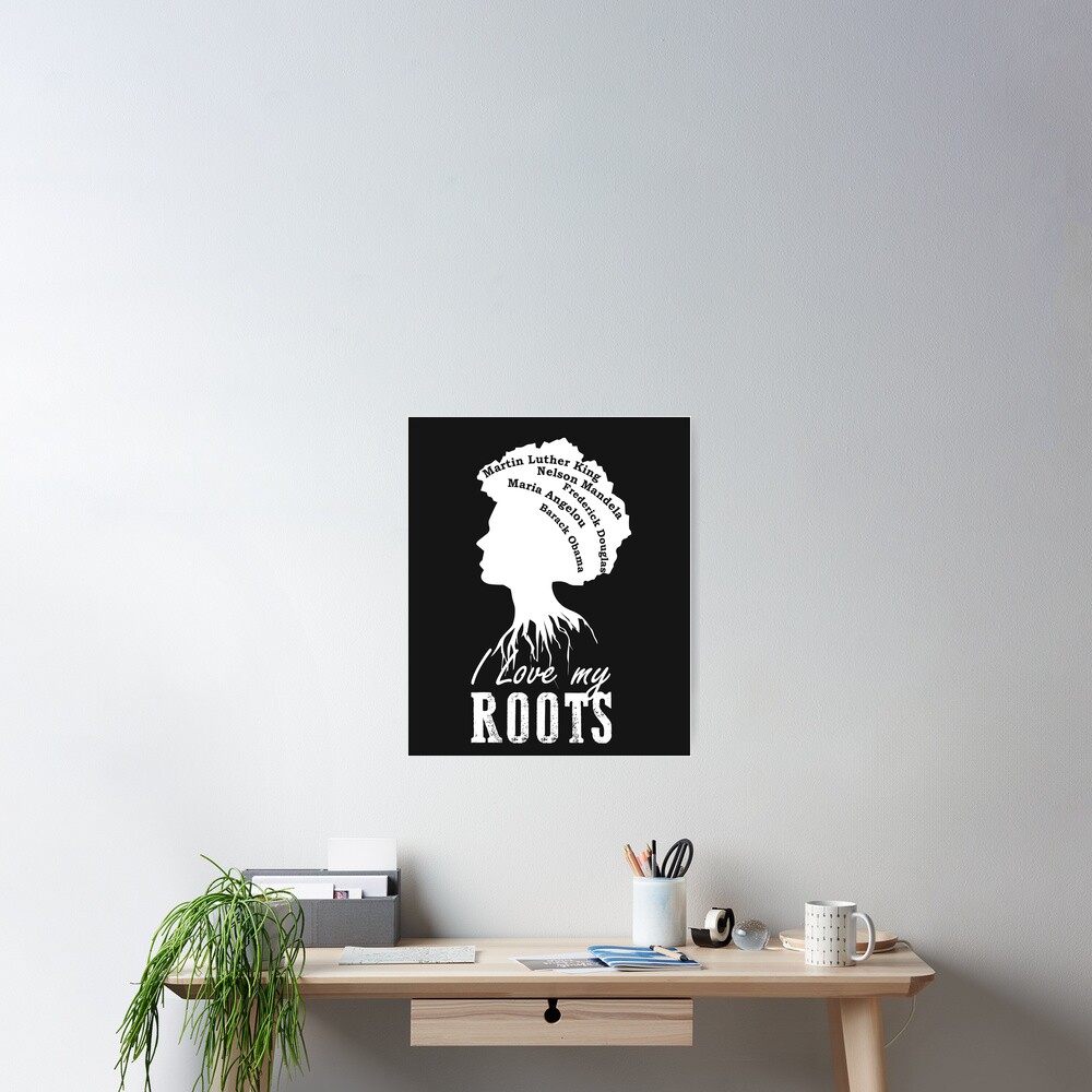 "I LOVE My Roots Juneteenth Black History Month Pride 1" Poster for ...