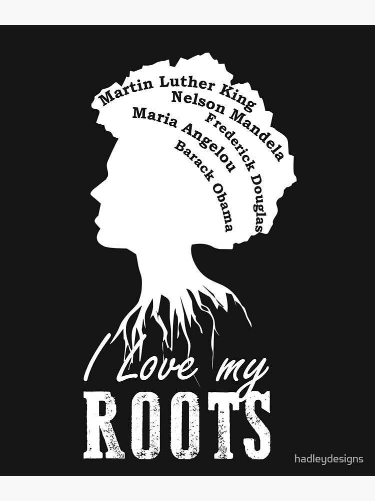 "I LOVE My Roots Juneteenth Black History Month Pride 1" Poster for ...
