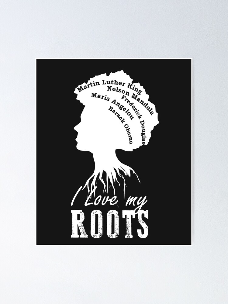 "I LOVE My Roots Juneteenth Black History Month Pride 1" Poster for ...