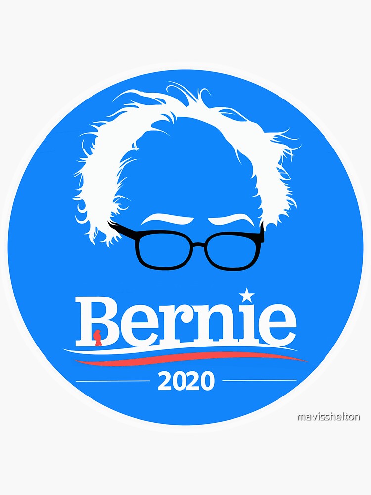 "Bernie 2020" Sticker for Sale by mavisshelton | Redbubble