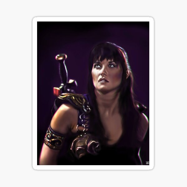 "Xena" Sticker for Sale by TheSig | Redbubble