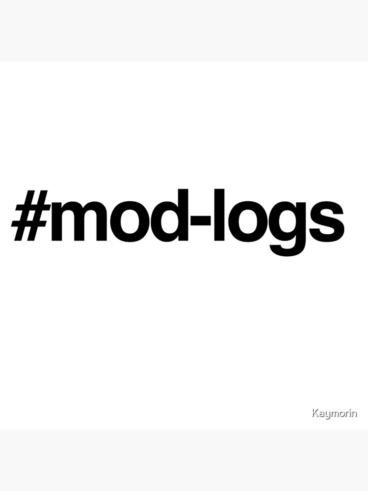 Mod Logs Premium Matte Vertical Poster