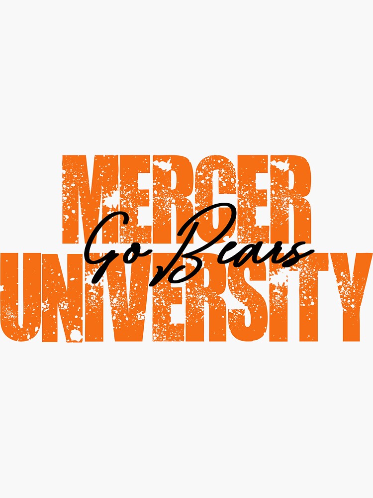 "Mercer University" Sticker for Sale by sarahbethamos | Redbubble