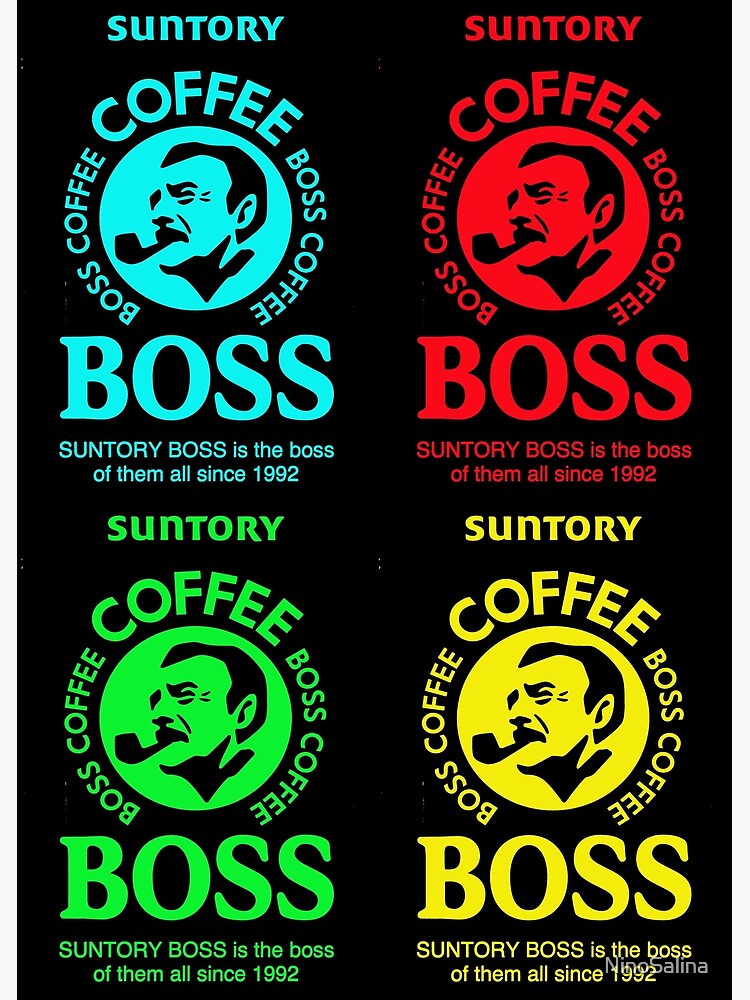 "Coffee Boss" Poster for Sale by NinoSalina | Redbubble