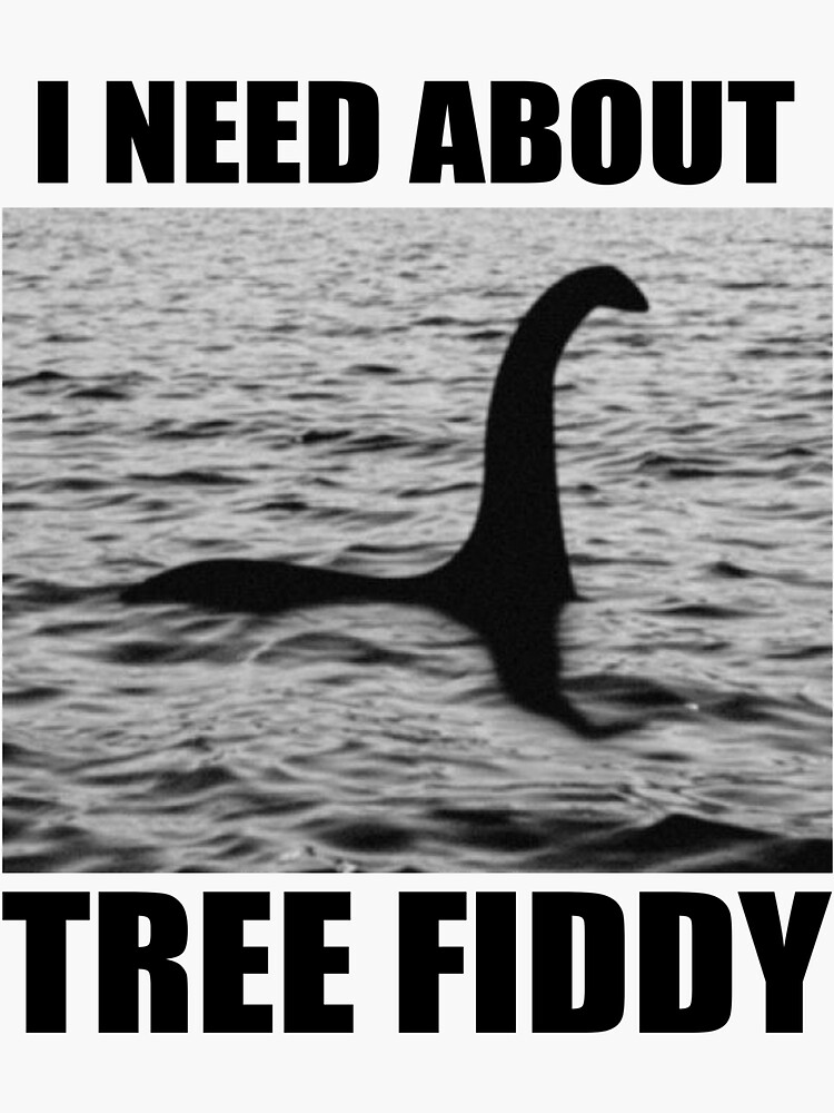 "Tree Fiddy" Sticker for Sale by j2artist | Redbubble