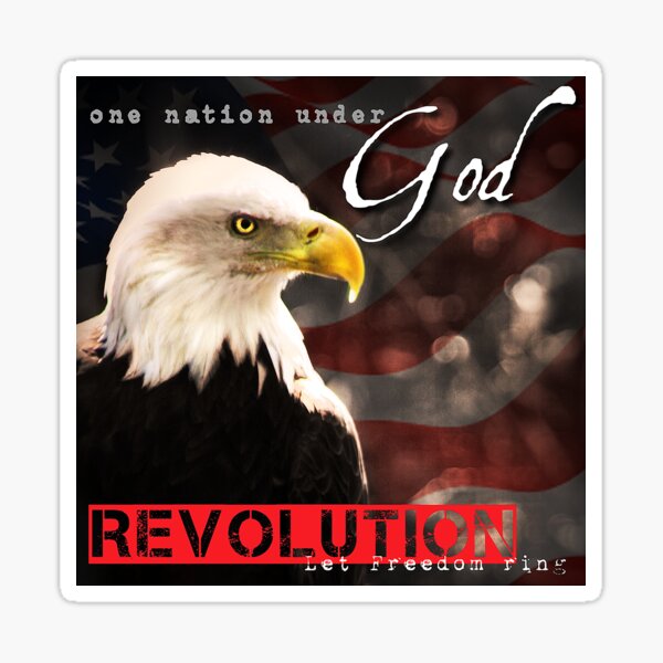 "one nation" Sticker for Sale by jdbphotoworks | Redbubble